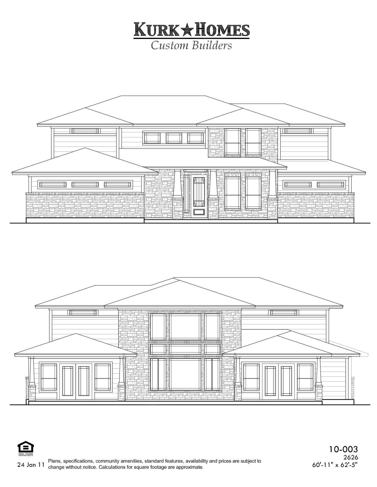 The South Fork Home Plan | Kurk Homes Design